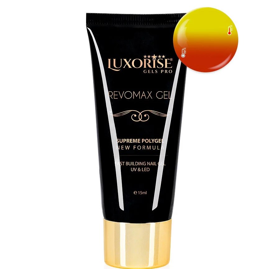 Polygel REVOMAX GEL LUXORISE Fiery Rose, 15ml - eMAG.hu