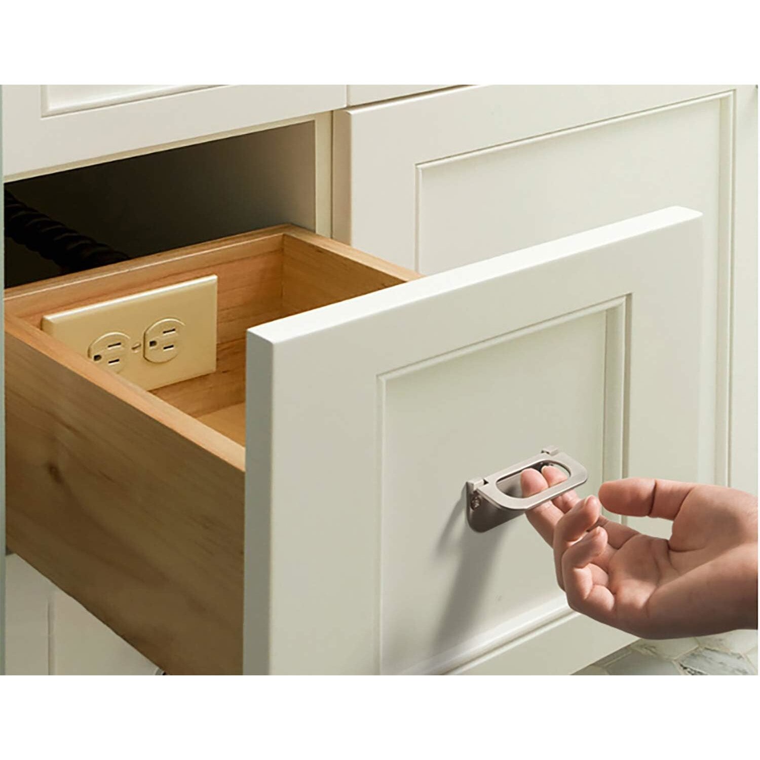 Manere mobila, Inox, 4 buc, Argintiu - eMAG.ro