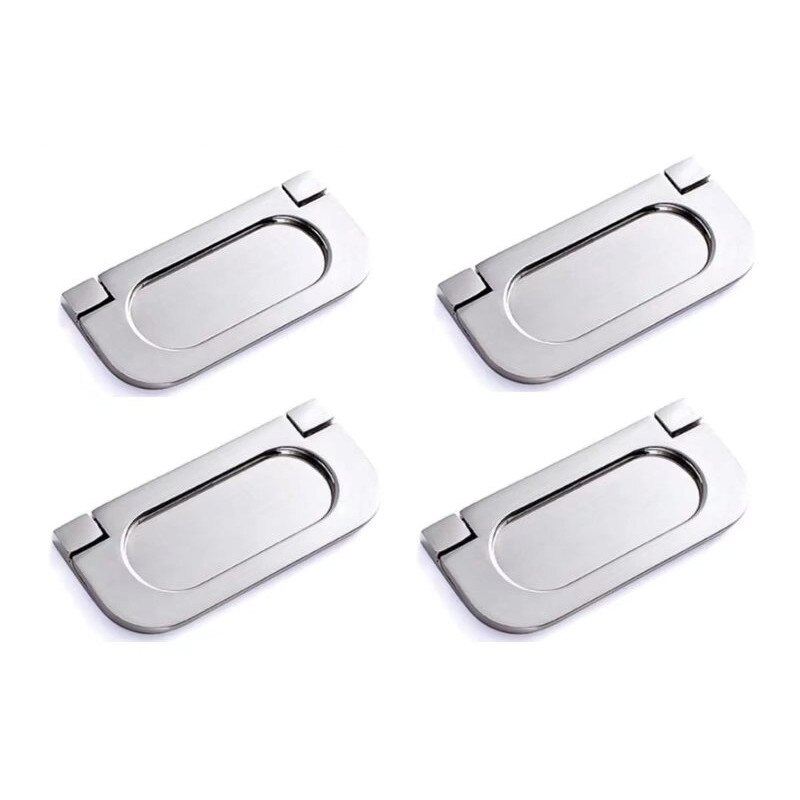Manere mobila, Inox, 4 buc, Argintiu - eMAG.ro