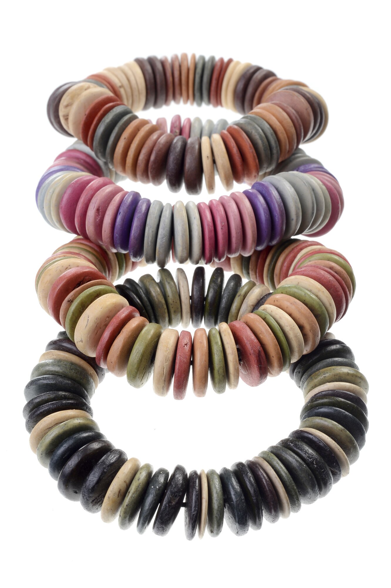 Set bratara 4 bucati din Bambus colorat GM-439, Gloria Maris - eMAG.ro