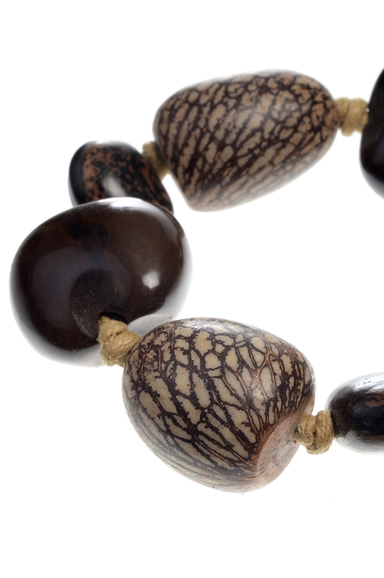 Bratara din seminte exotice GM-452, maro, Gloria Maris - eMAG.ro