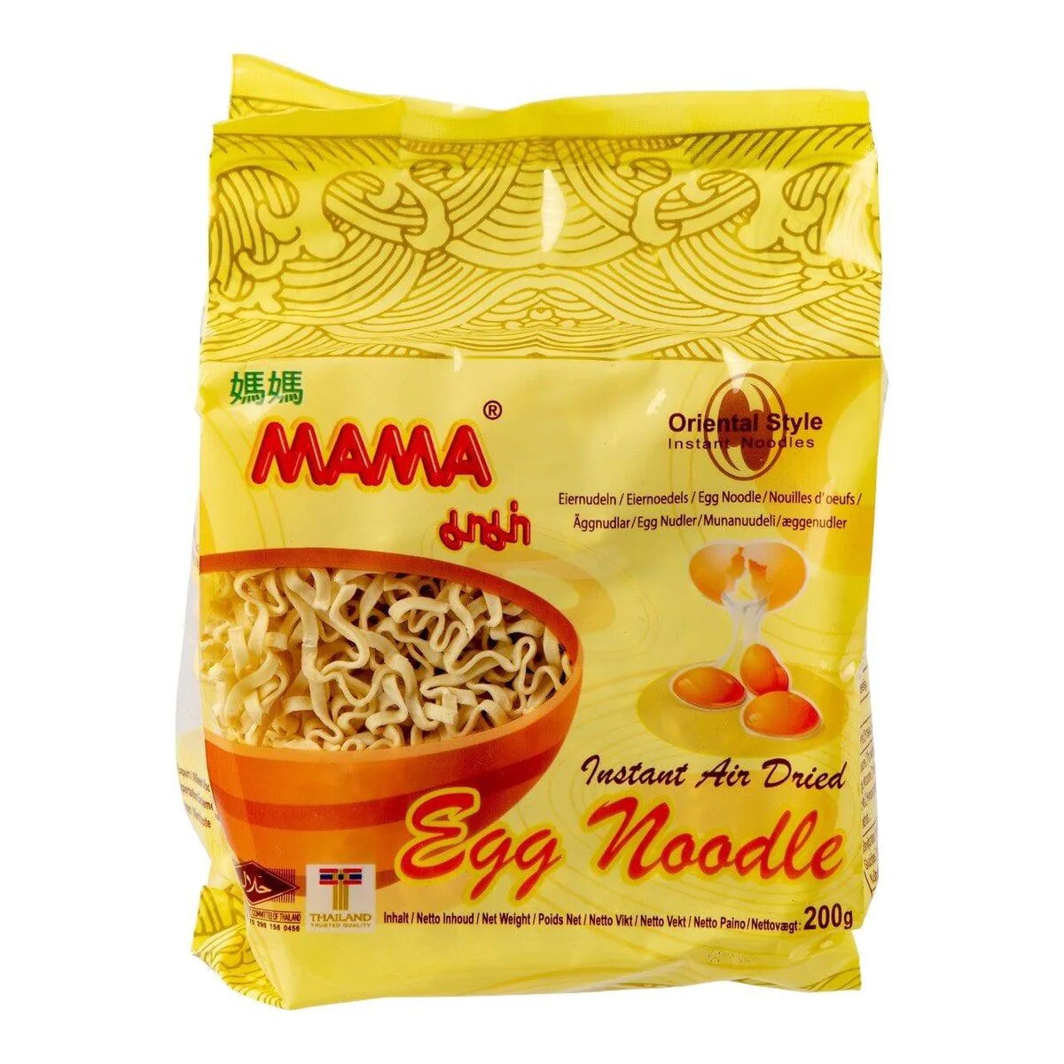 Taitei pentru Wok cu ou, 200g, Mama - eMAG.ro