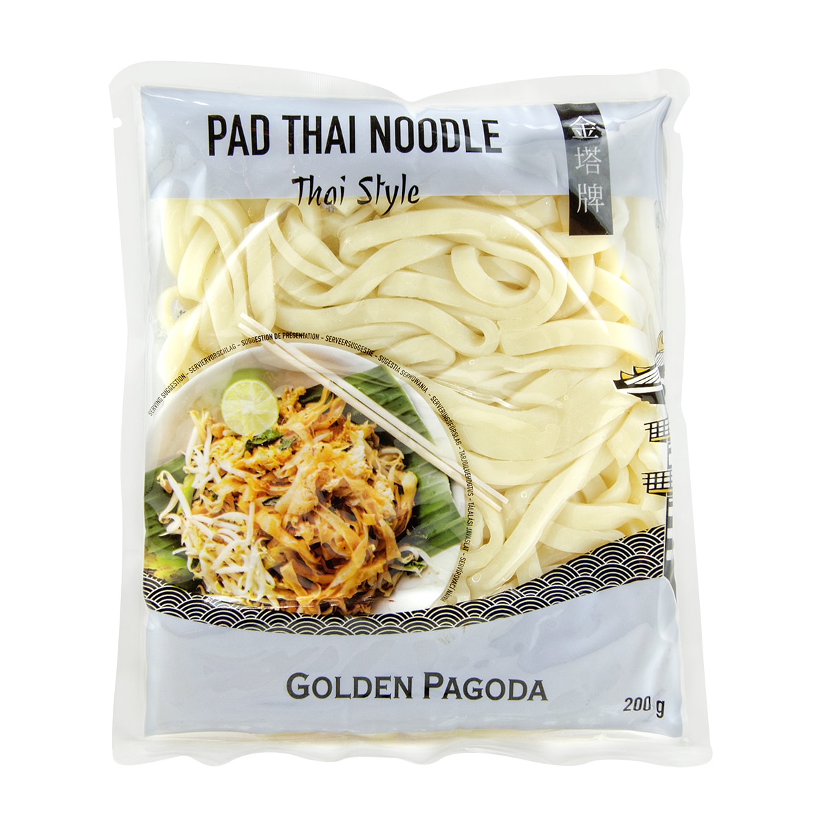 Taitei Pad Thai Fresh, 200g, Golden Pagoda - eMAG.ro