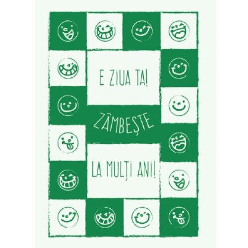 Felicitare de aniversare model clasic caleidoscop - eMAG.ro