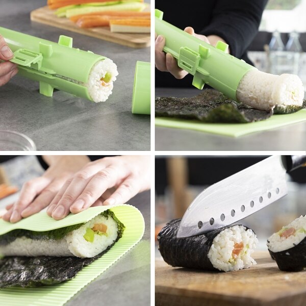 Set de sushi cu retete si instructiuni de preparare, sushi pentru ...