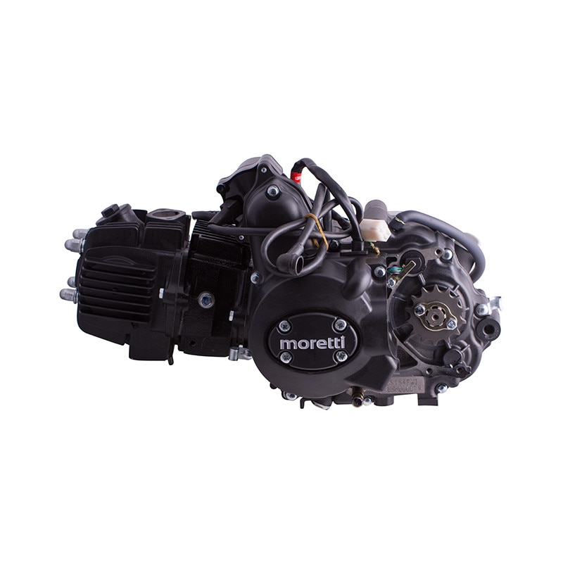 Motor orizontal manual, Moretti, 125cc 4T, 4 trepte viteze, Negru - eMAG.ro
