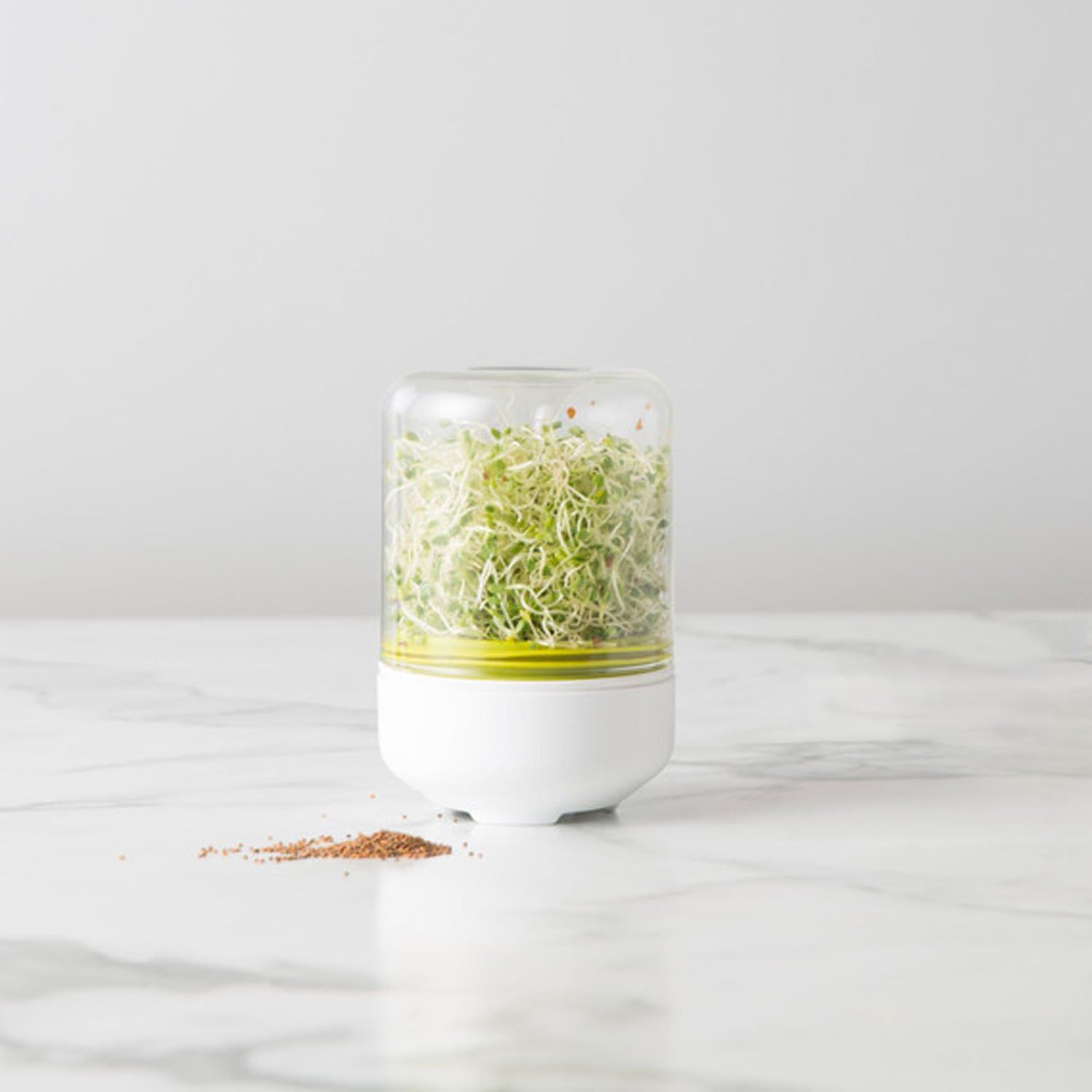 Kit de germinare, Polipropilena, Verde/Alb - eMAG.ro