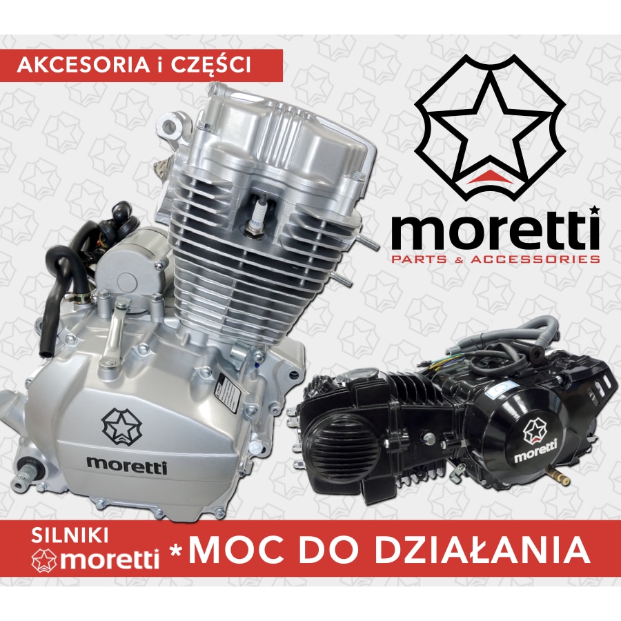 Motor, Moretti, 1P60YMJ, 150cc 4T, Manual 4 viteze, Argintiu - eMAG.ro
