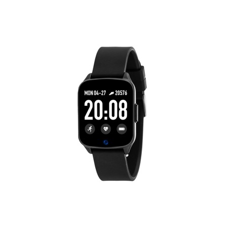Ceas inteligent Rubicon, Silicon, Ecran de 1.3INCH, Negru - eMAG.ro