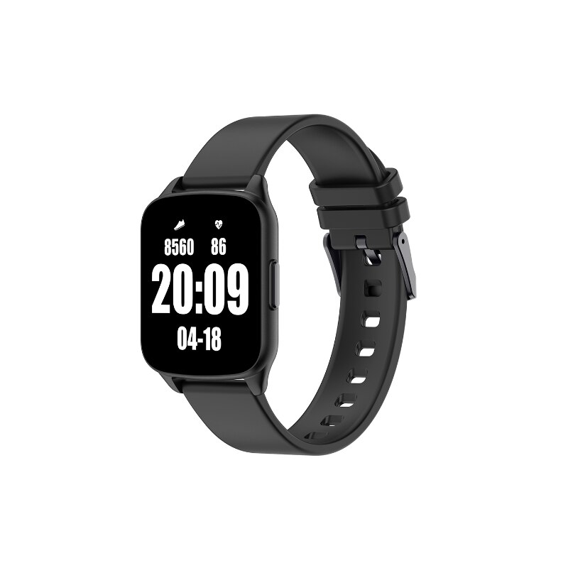 Ceas inteligent Rubicon, Silicon, Ecran de 1.3INCH, Negru - eMAG.ro