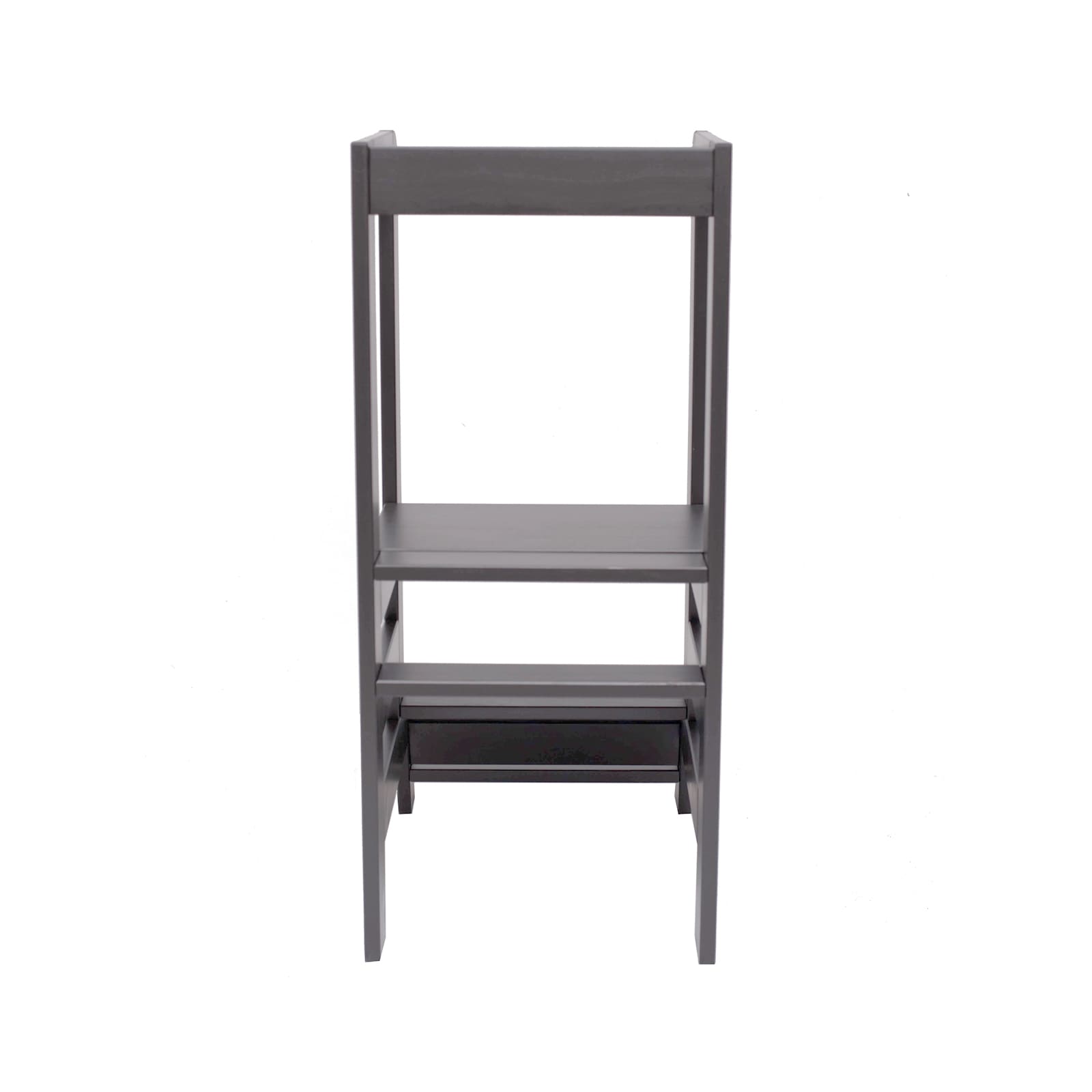 Scaun inaltator copii, MeowBaby, Lemn, Gri - eMAG.ro