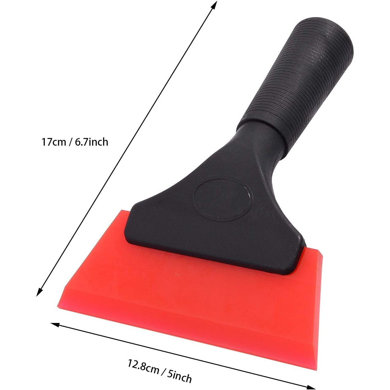 Racleta de geam, SUNMOSTAR, Silicon, Negru/Rosu - eMAG.ro