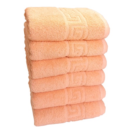 Set Prosoape Pufoase Hoteliere, 50cm x 90cm, 6 Piese, Model Greek,100% ...