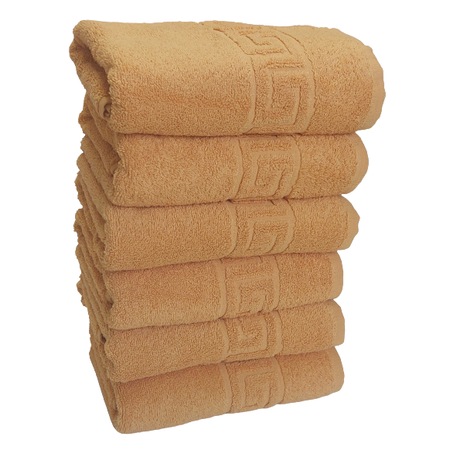 Set Prosoape Pufoase Hoteliere, 50cm x 90cm, 6 Piese, Model Greek,100% ...