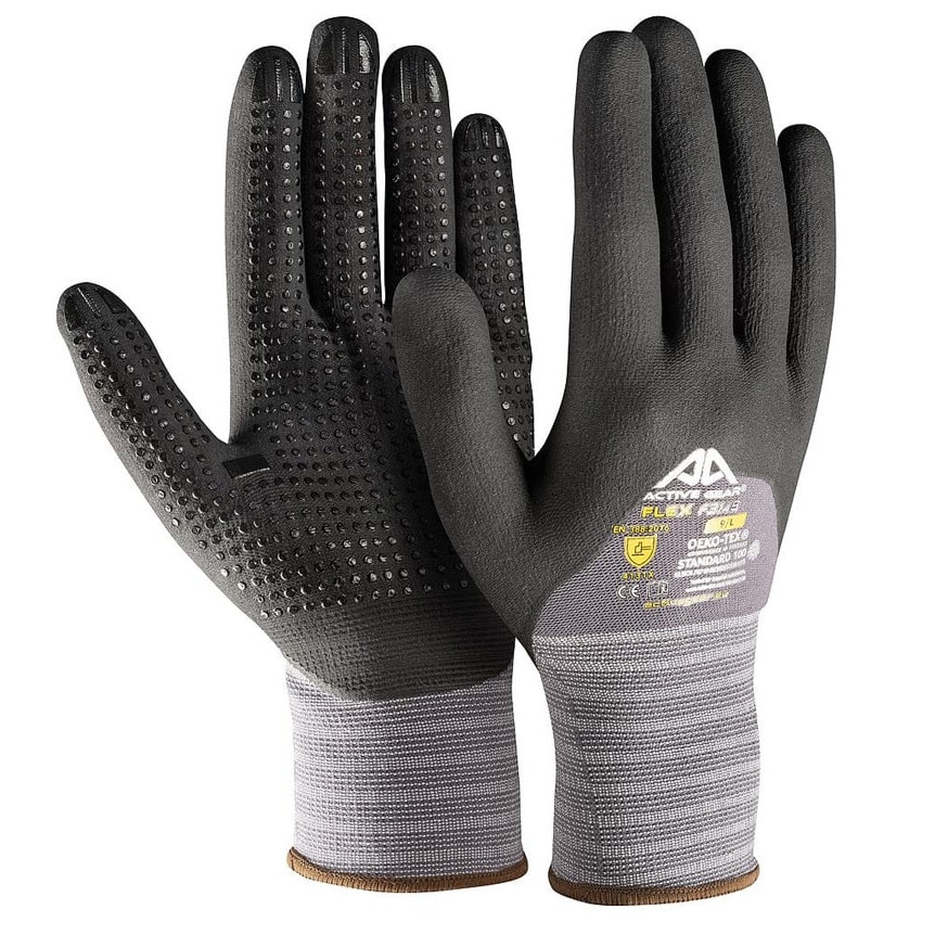 Manusi de lucru, Active Gear, Flex F3150, negru/gri, 10/XL - eMAG.ro