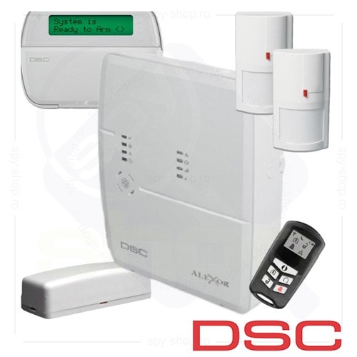 Kit Sistem Alarmare Radio Profesional ALEXOR - DSC - eMAG.ro