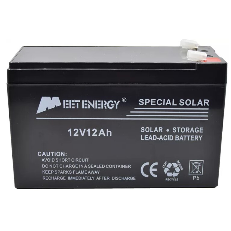 Baterie pentru panou solar Meet Energy 12V 12Ah - eMAG.ro
