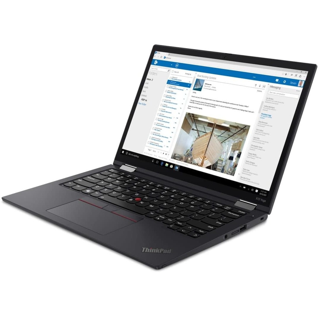 Laptop 2 in 1 Lenovo ThinkPad X13 Yoga Gen 2, 13.3" 1920x1200 IPS 300nits Touch Screen, Intel ...