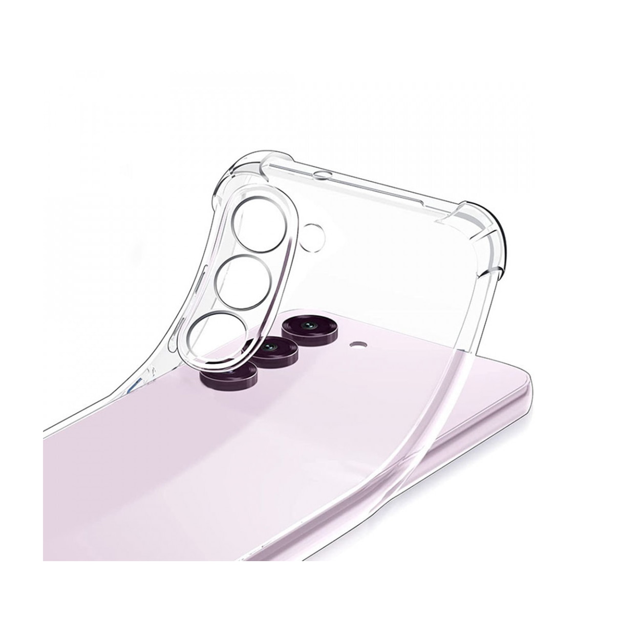 Husa Silicon Anti Soc Transparenta 1.5mm Compatibila cu Samsung A54 5G ...