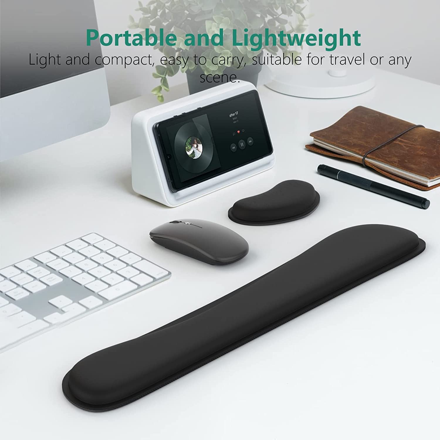 Set suport ergonomic mouse, JENUOS®, cu suport pentru incheietura de ...