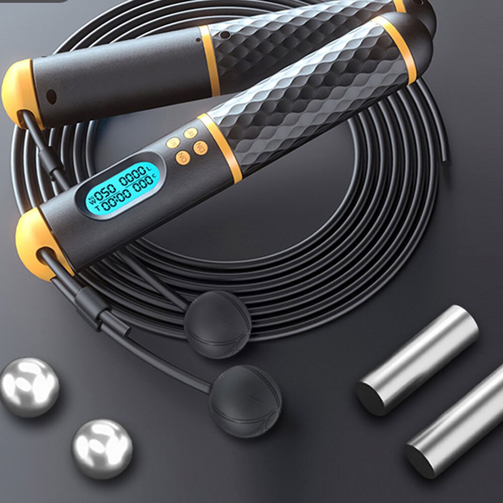 Set coarda pentru sarit digitala, JENUOS®, Lungime ajustabila ...