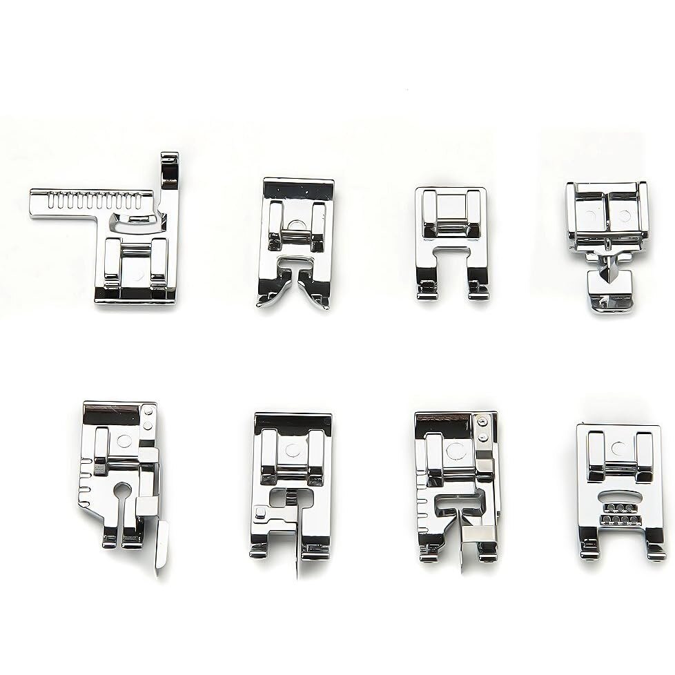Set 32 picioruse presor pentru masina de cusut JENUOS®, Universal, cu ...