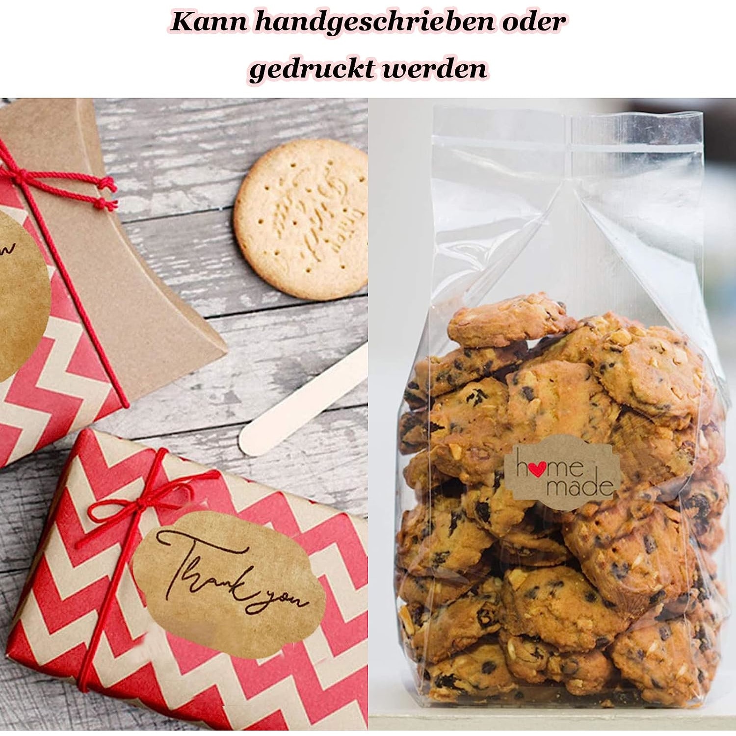 Set 300 Etichete Autocolante, JENUOS®, 6 modele, Autoadezive, portabil, Maro - eMAG.ro