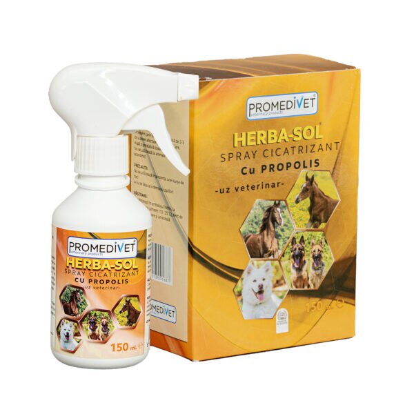 Spray cicatricant Herba Sol cu Propolis, 150 ml - eMAG.ro