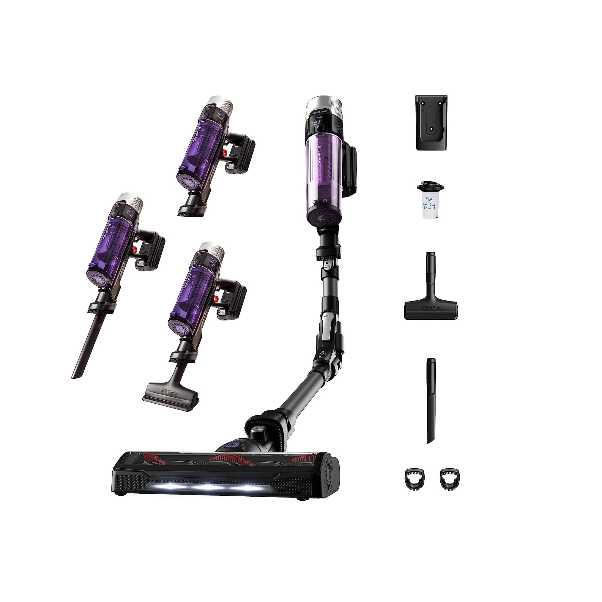 Aspirator Vertical, Rowenta Xforce Flex RH2038, 200 W, Acumulator ...