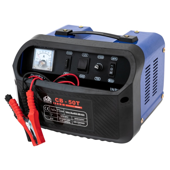 Redresor Auto 12 24V 40 400 Ah Alpin Profi Italy Technologles CB-50T ...