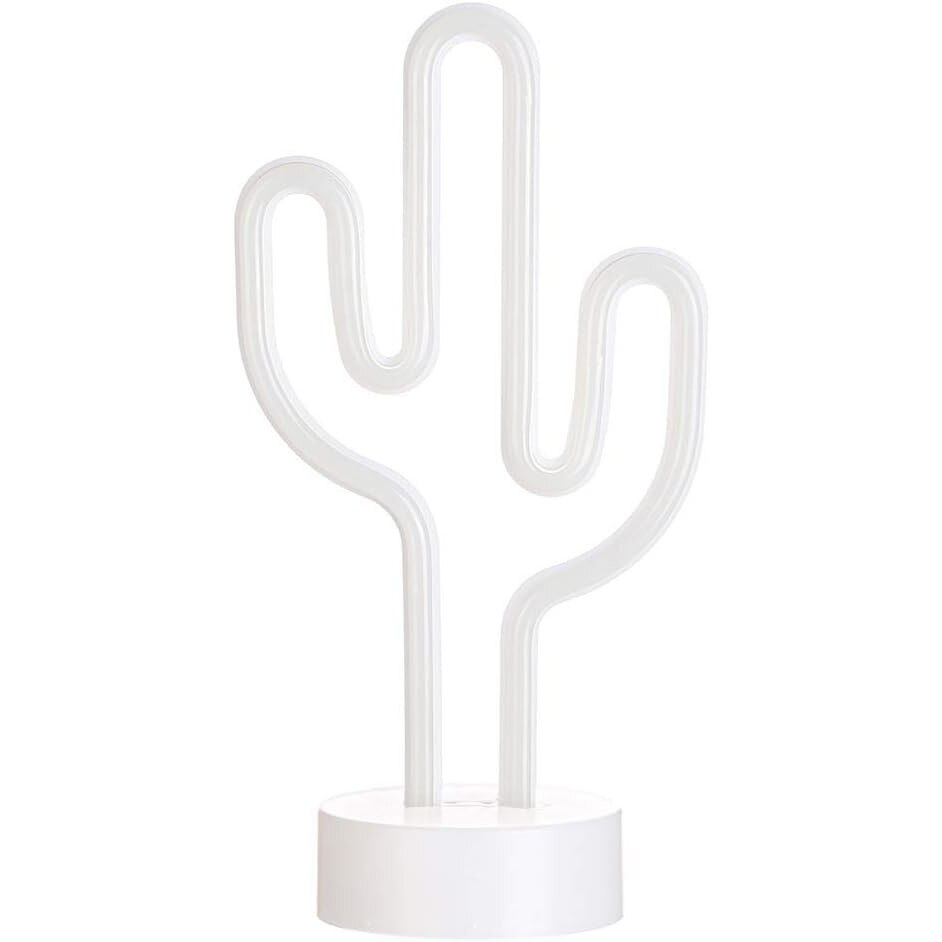 Lampa LED, Model Cactus, USB, Acril, Alb - eMAG.ro