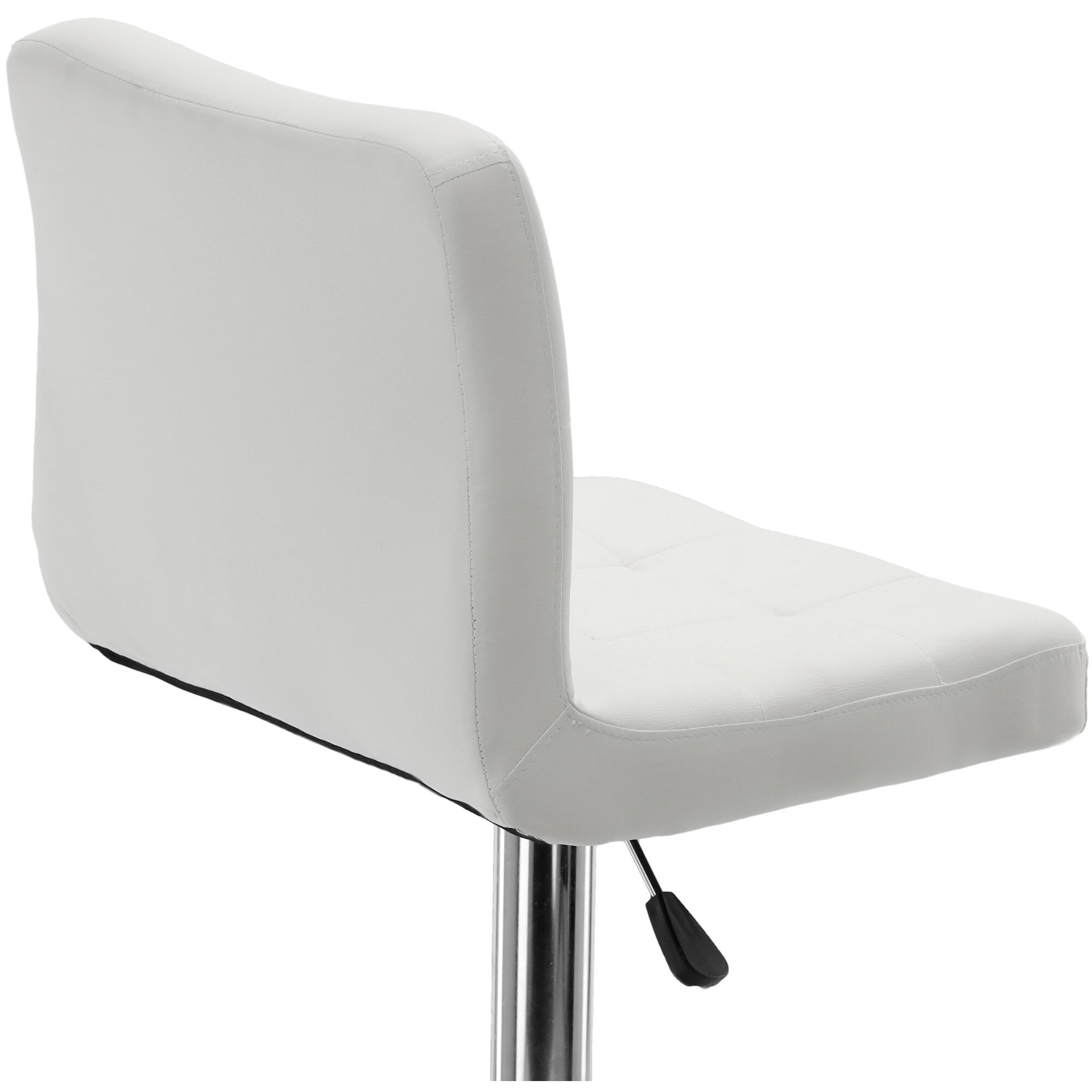 Scaun cosmetica Ardette, BR015, Alb, Piele ecologica, pentru machiaj ...