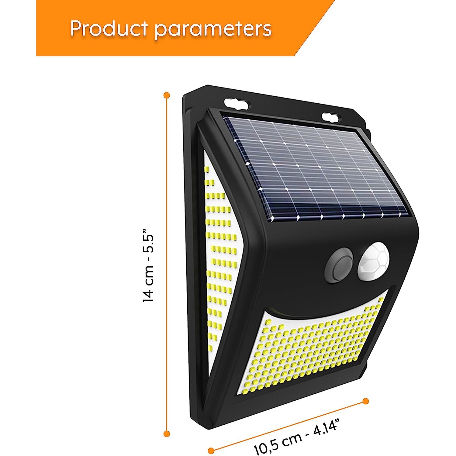 Set 4 lampi solare de gradina, IP65, 14 x 10.5cm, Negru - eMAG.ro