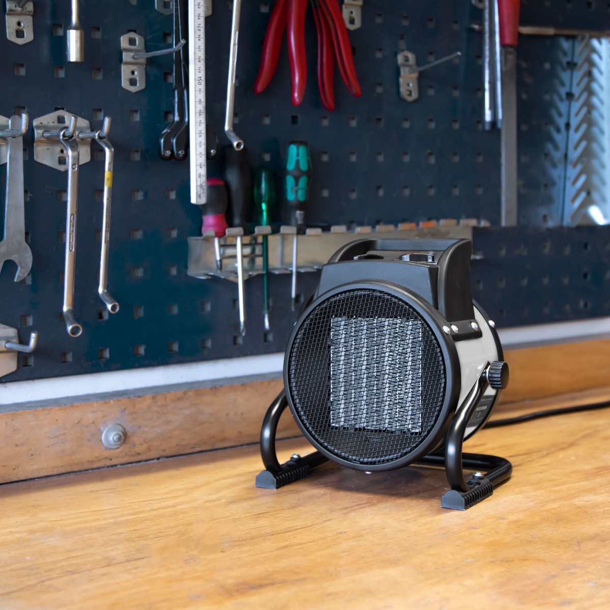 Електрически радиатор Vonroc, EH501AC_WHITE, 2000W, Термостат, Бял ...