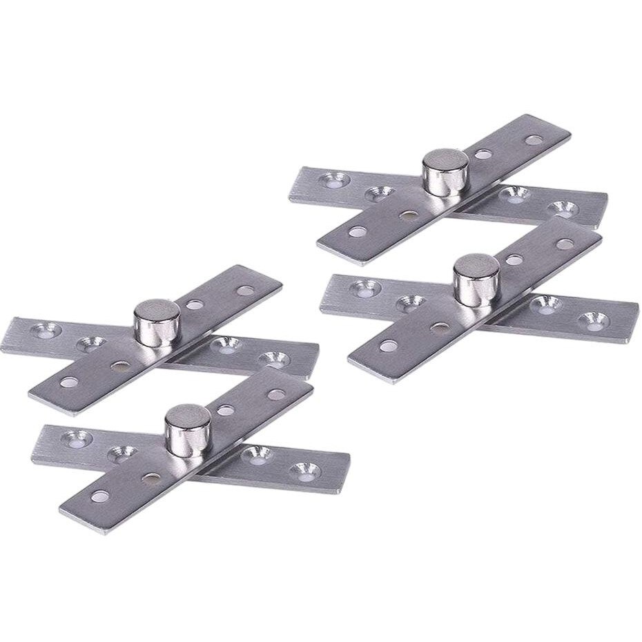 Set 4 Balamale pivotante, Inox, 94 x 23mm, Argintiu - eMAG.ro