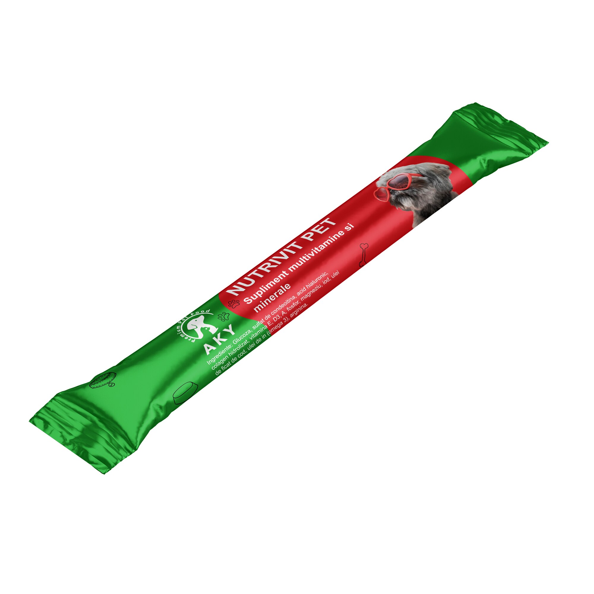Supliment cu vitamine pentru caini - 30 plicuri - Nutrivit Pet - Aky ...