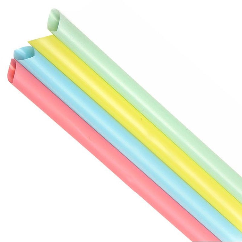Paie plastic Bubble Tea, 12mm, ambalate individual, 250Buc - eMAG.ro