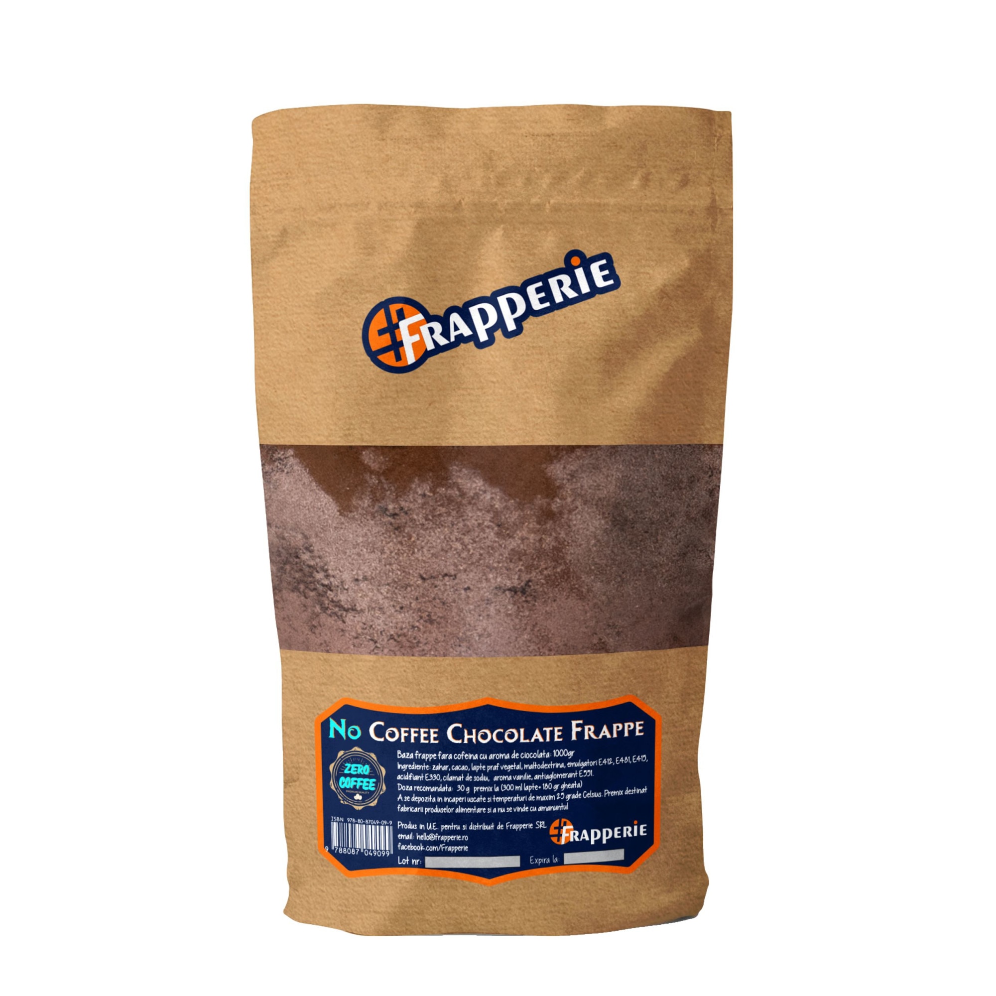 Baza Frappe, NoCoffee Chocolate, #Frapperie, 1 kg - eMAG.ro