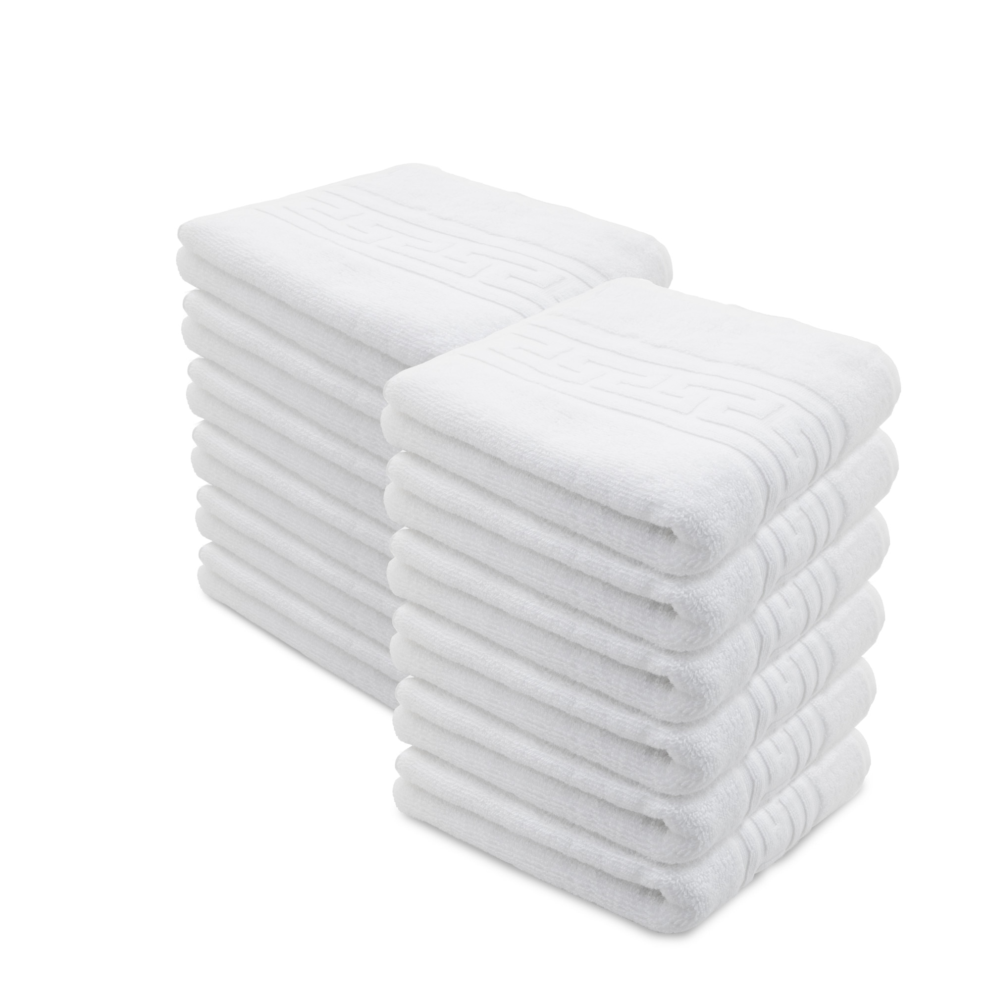 Set 12 prosoape Greek Hotel Supplier, 50x90 cm, bumbac 100% 550 GSM ...