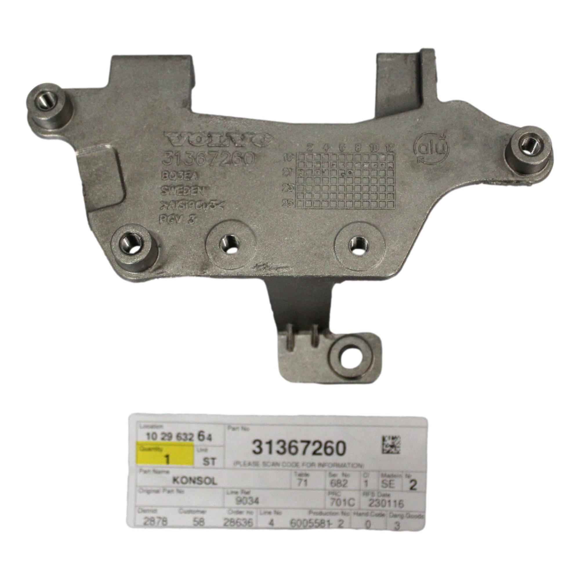Suport demaror motor, Volvo, Comatibil cu Volvo S60/V60/S90/XC90 - eMAG.ro