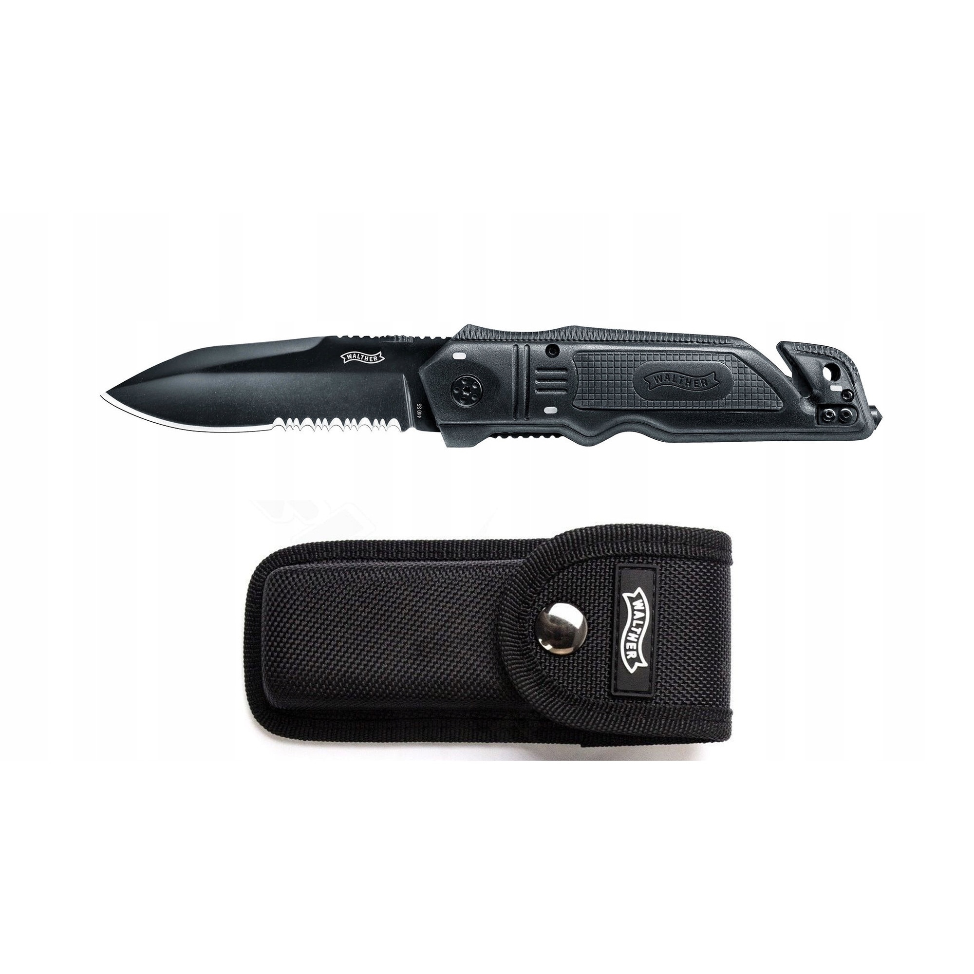 Cutit Rescue Folder, Walther, Otel inoxidabil - eMAG.ro