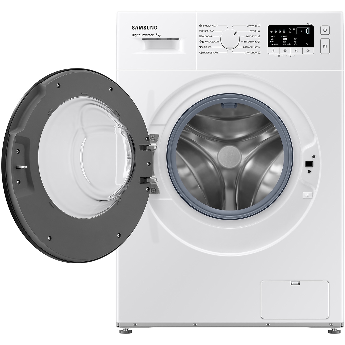 Samsung WW60A3120BE/LE elöltöltős mosógép, C energiaosztály, 6 kg ...