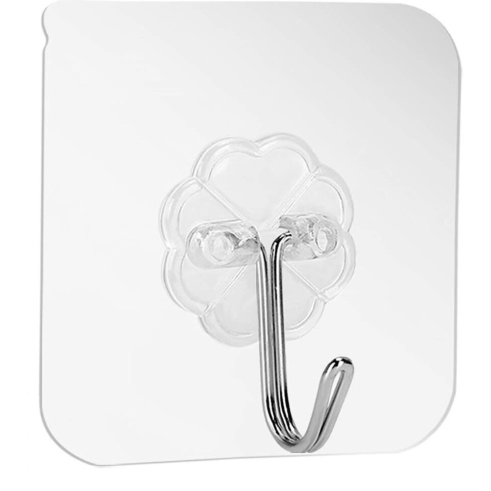 Set 24 Carlige adezive, PC, Transparent - eMAG.ro