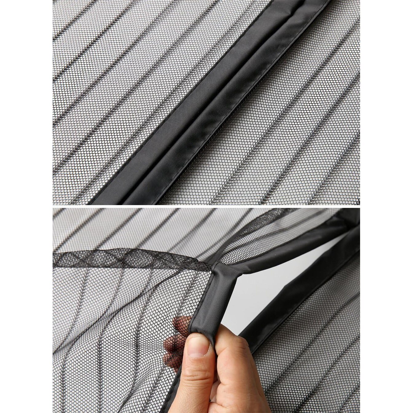 Plasa de tantari pentru fereastra, Magnetica, 90 x 210 cm, Negru - eMAG.ro