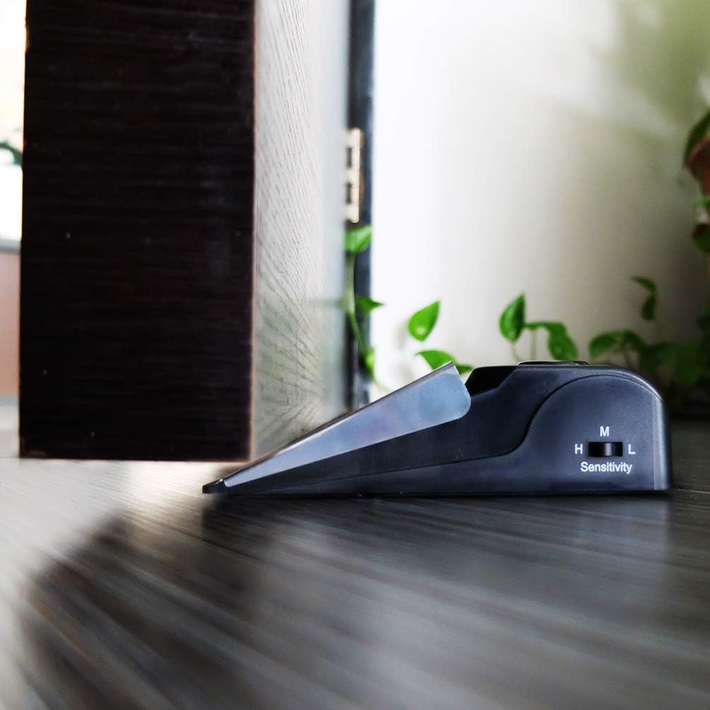 Mini alarma fara fir pentru oprirea usii, 120dB, Negru - eMAG.ro