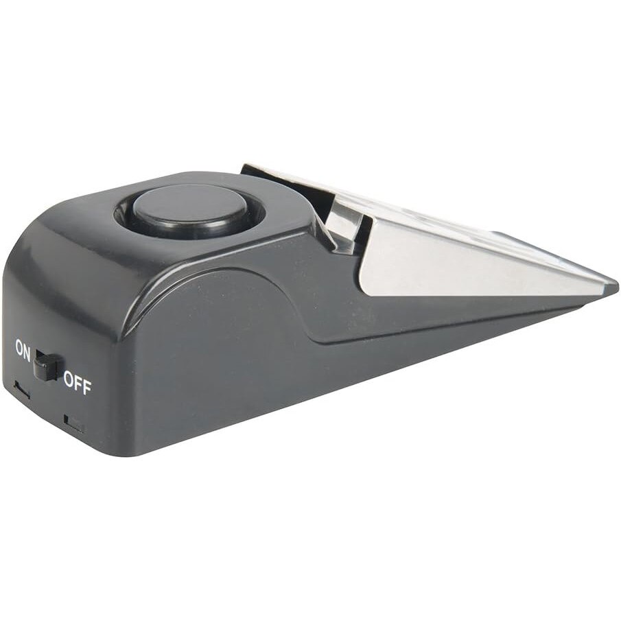 Mini alarma fara fir pentru oprirea usii, 120dB, Negru - eMAG.ro