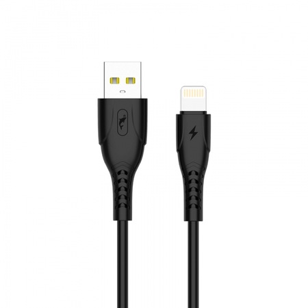Cablu USB, SkyDolphin, Lightning, 3.5A, 1m, Negru - eMAG.ro
