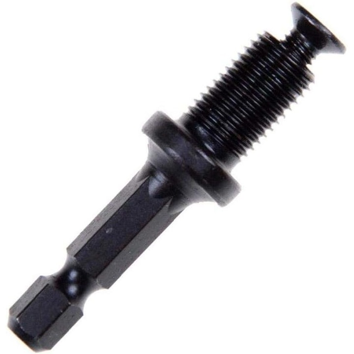 Adaptor pentru mandrina, Starlight, Tija 10 mm, Metal, 3/8 inch, Negru ...