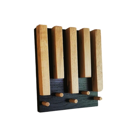 Cuier pentru chei din stejar masiv - eMAG.ro