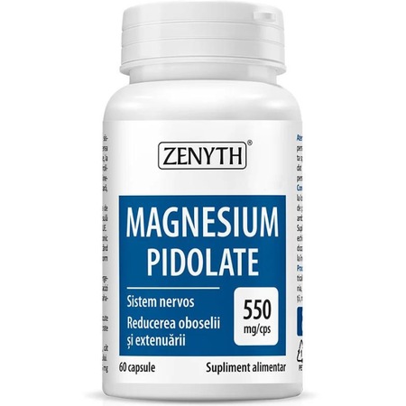 Magnesium Pidolate (Magneziu), Zenyth, 60 capsule - eMAG.ro